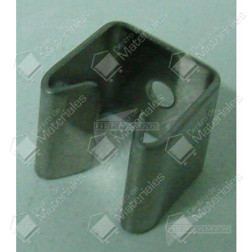 Grampa Vidrio N.26 Tipo U Doble Ala 1 Agujero C/u - Centro de Materiales