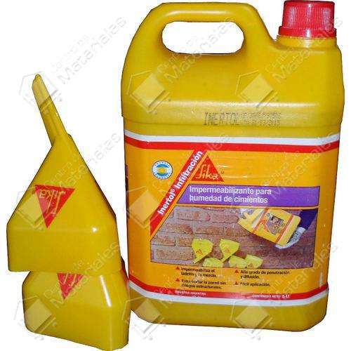 Sika Antihumedad X 5 L. Inertol Infiltracion - Centro de Materiales