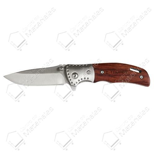 Truper Navaja Plegable 3" Acero Inoxidable - Centro de Materiales