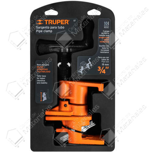 Truper Prensa De Tubo Hasta 3/4" - Centro de Materiales